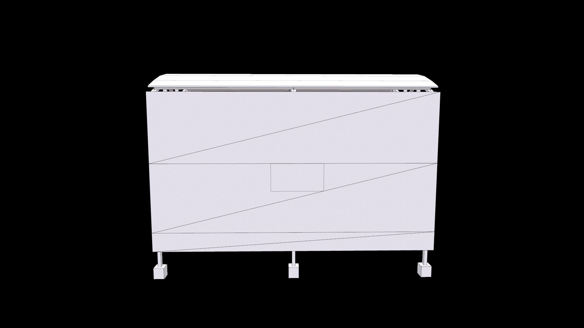 Fragile Roof 3D model | CGTrader