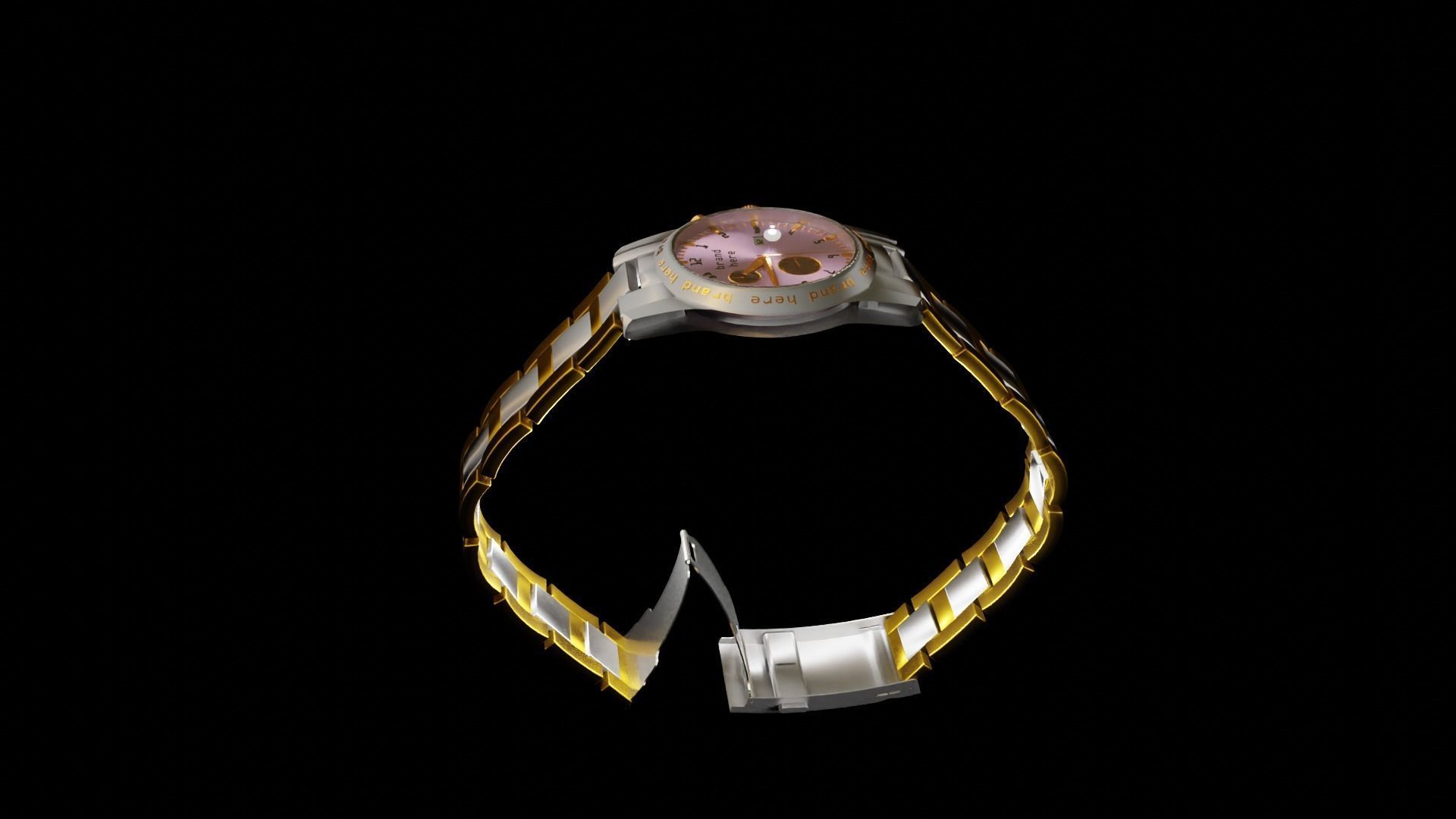 3D unbranded watch 3D model rigged | CGTrader