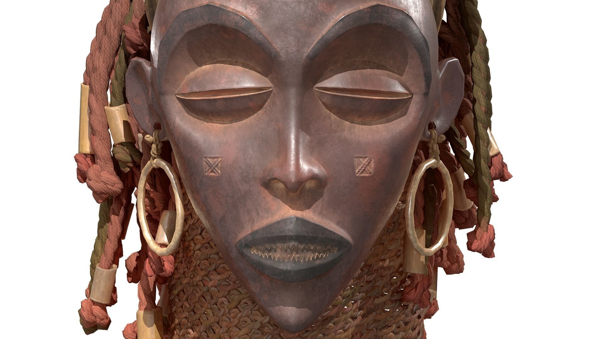Full African Masks Collection 3D model | CGTrader
