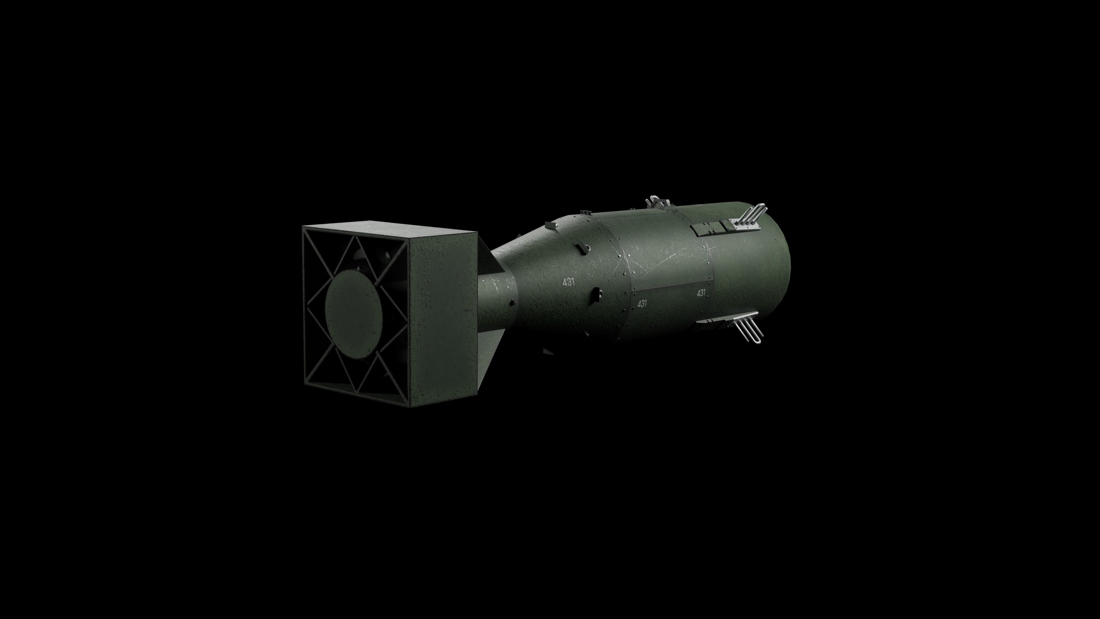Nuclear bomb 3D model | CGTrader
