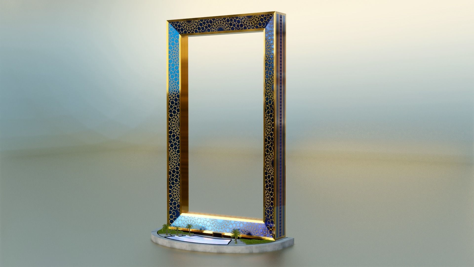 3D model Dubai Frame - United Arab Emirates - Exterior 3d Model VR / AR ...