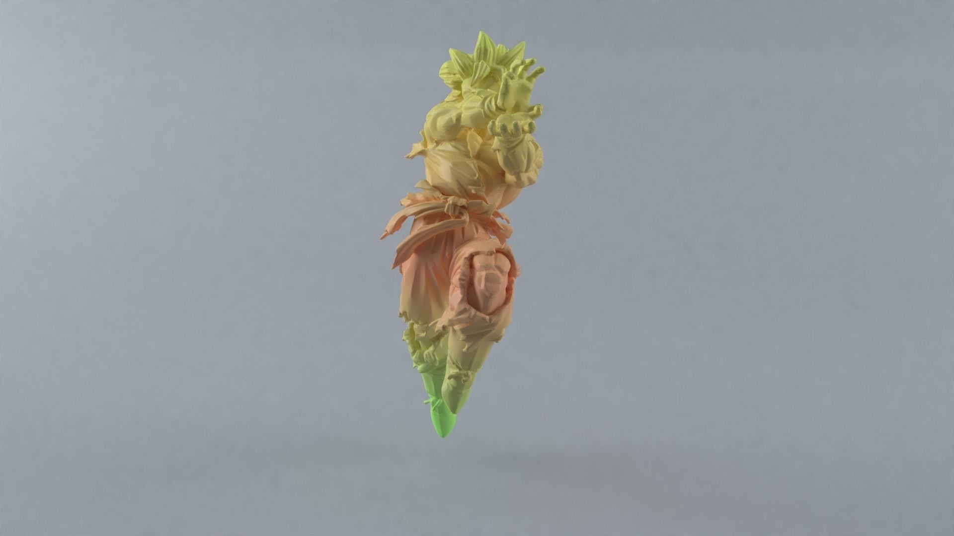 Goku Dragon Ball Kame Hame Ha 3D model 3D printable | CGTrader