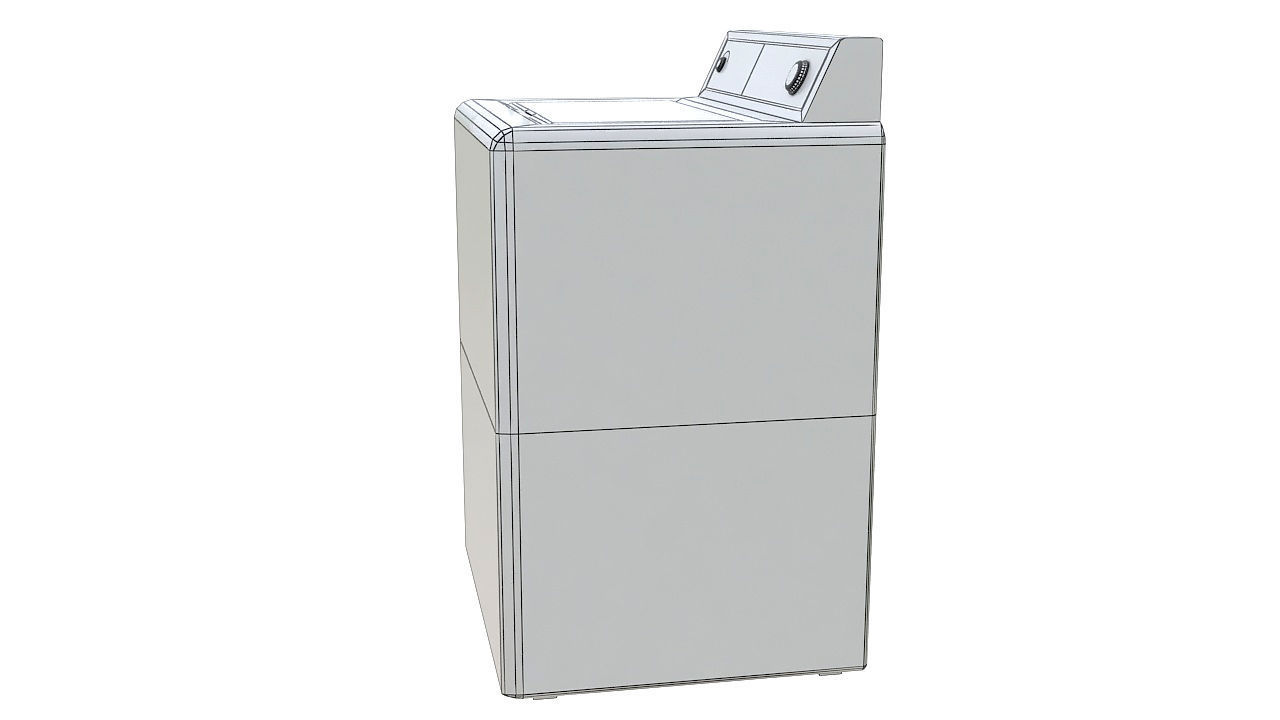 washing machine top load 3D model | CGTrader