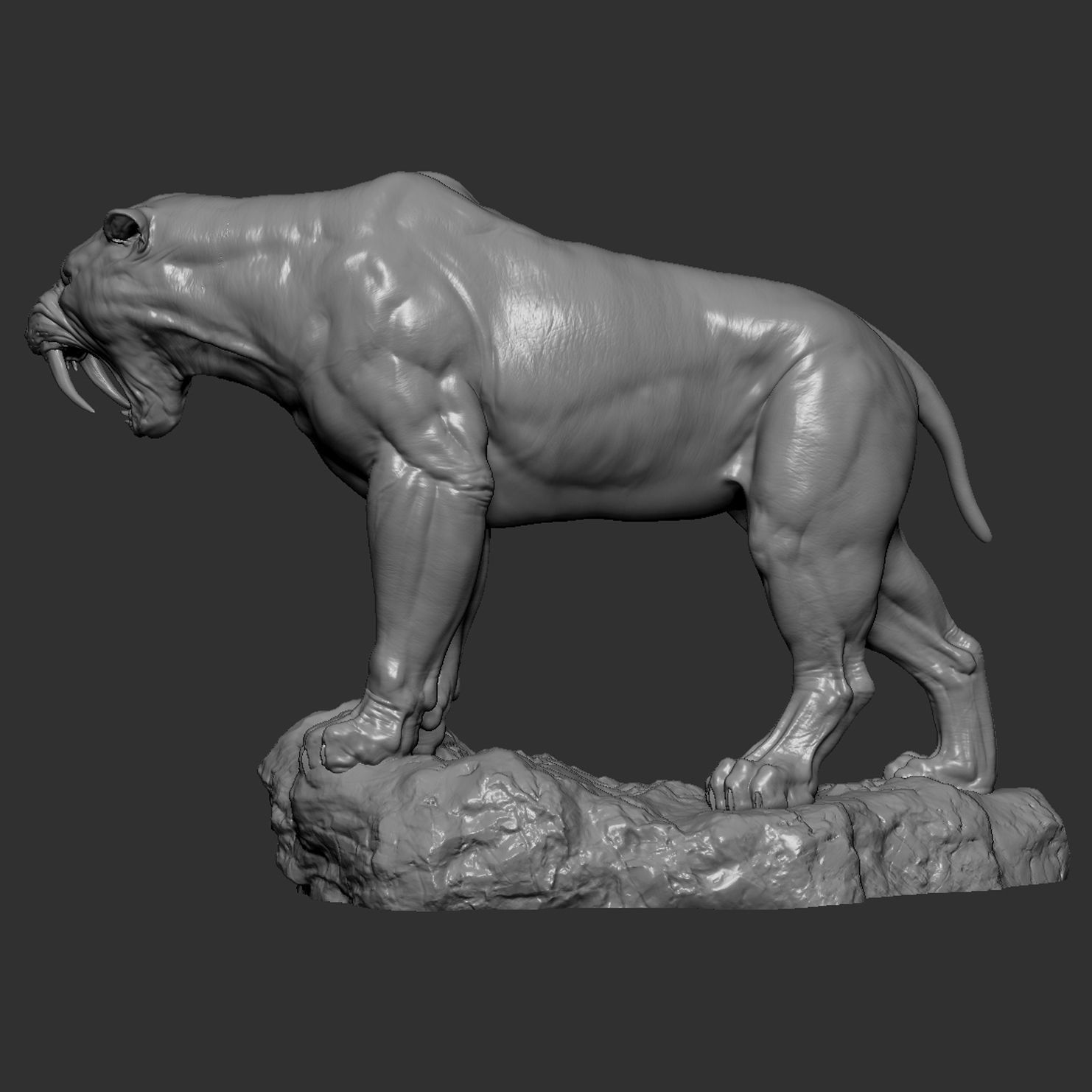 Sabertooth - No Presupported 3D model 3D printable | CGTrader