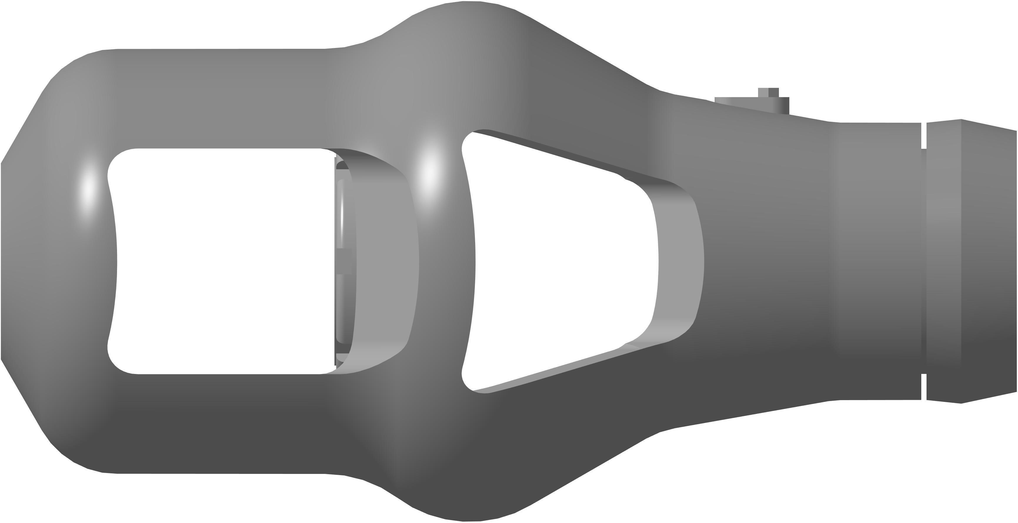 Tiger I tank early type muzzle break 3D model 3D printable | CGTrader