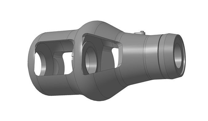 Tiger I tank early type muzzle break 3D model 3D printable | CGTrader