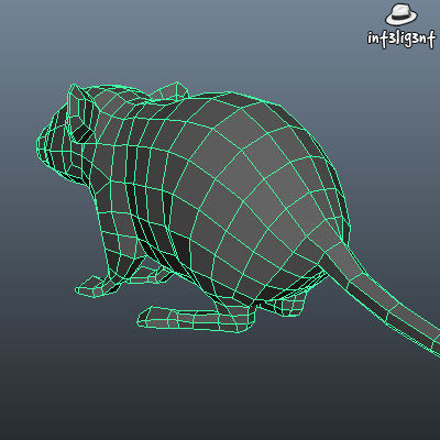 3D model Low Poly Mouse VR / AR / low-poly | CGTrader