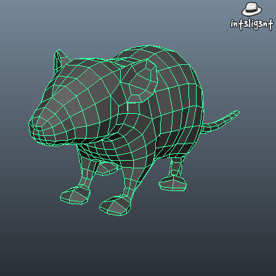 3D model Low Poly Mouse VR / AR / low-poly | CGTrader