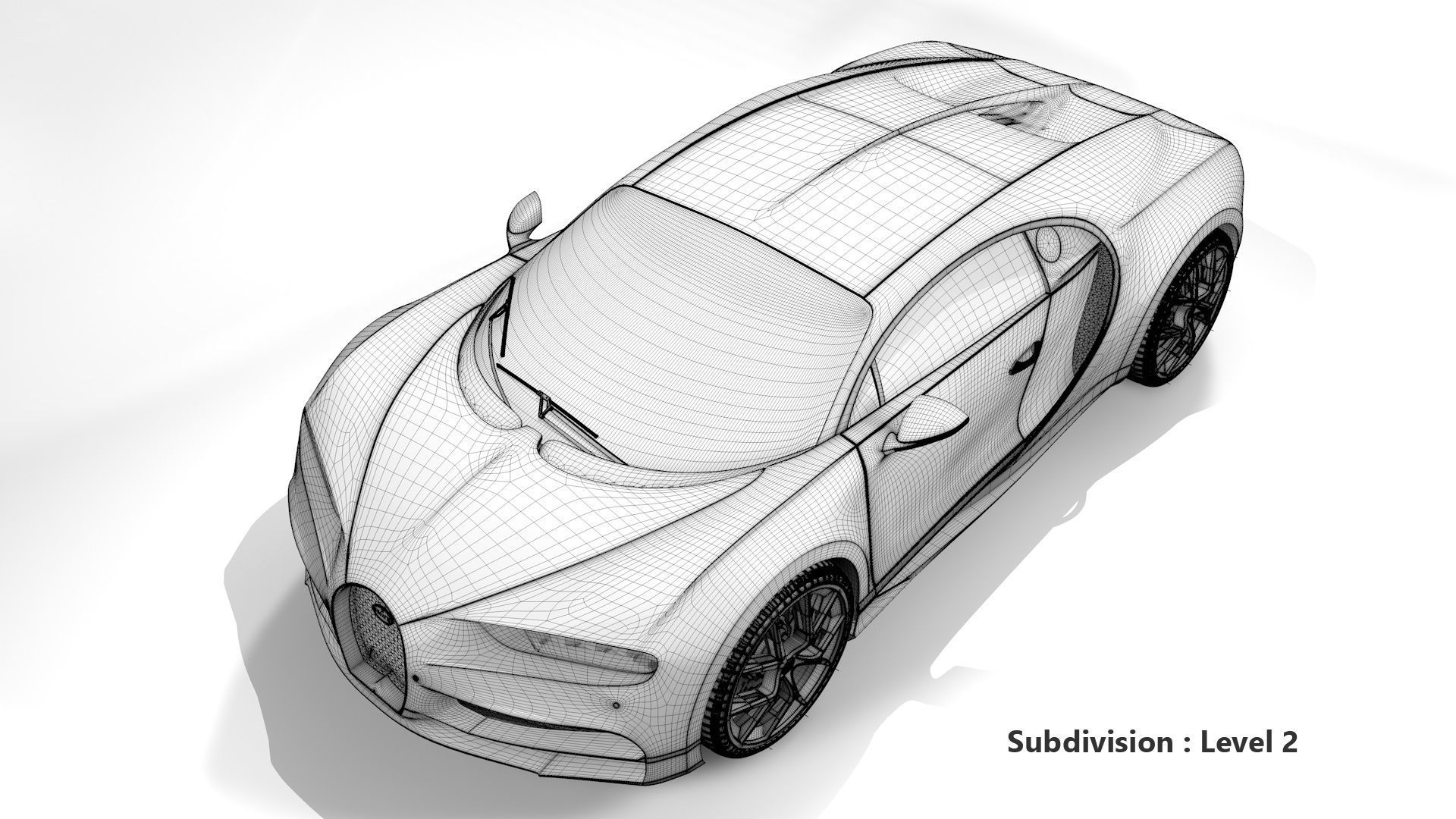 Bugatti Chiron Sport 2021 Red Premium 3D model animated | CGTrader