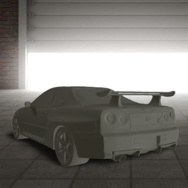 Nissan Skyline GT-R R34 3D model 3D printable | CGTrader