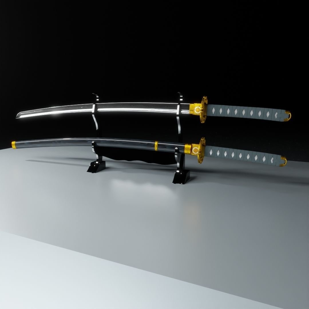 Weapon Katana Sword Blade 3d Model Free 3d Model Cgtrader