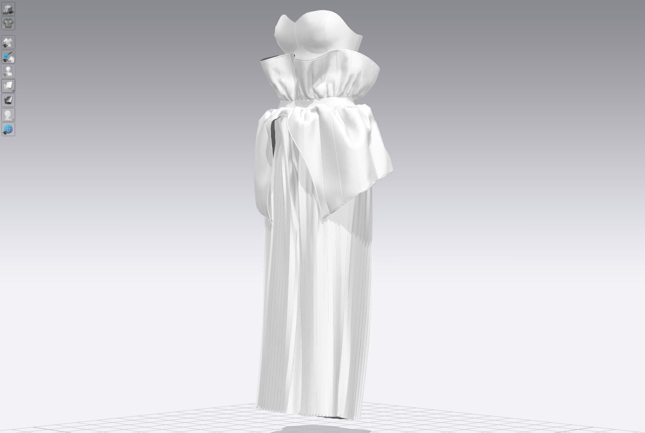 Womens black jumpsuit with an Arabic sadu print 3D model | CGTrader