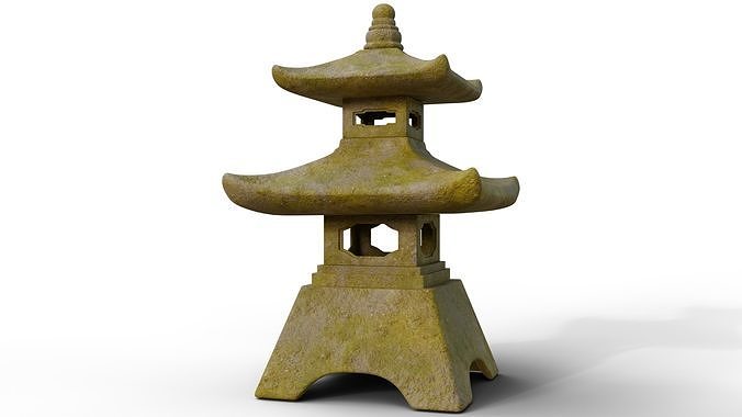 Japanese Toro Lantern 3D model | CGTrader