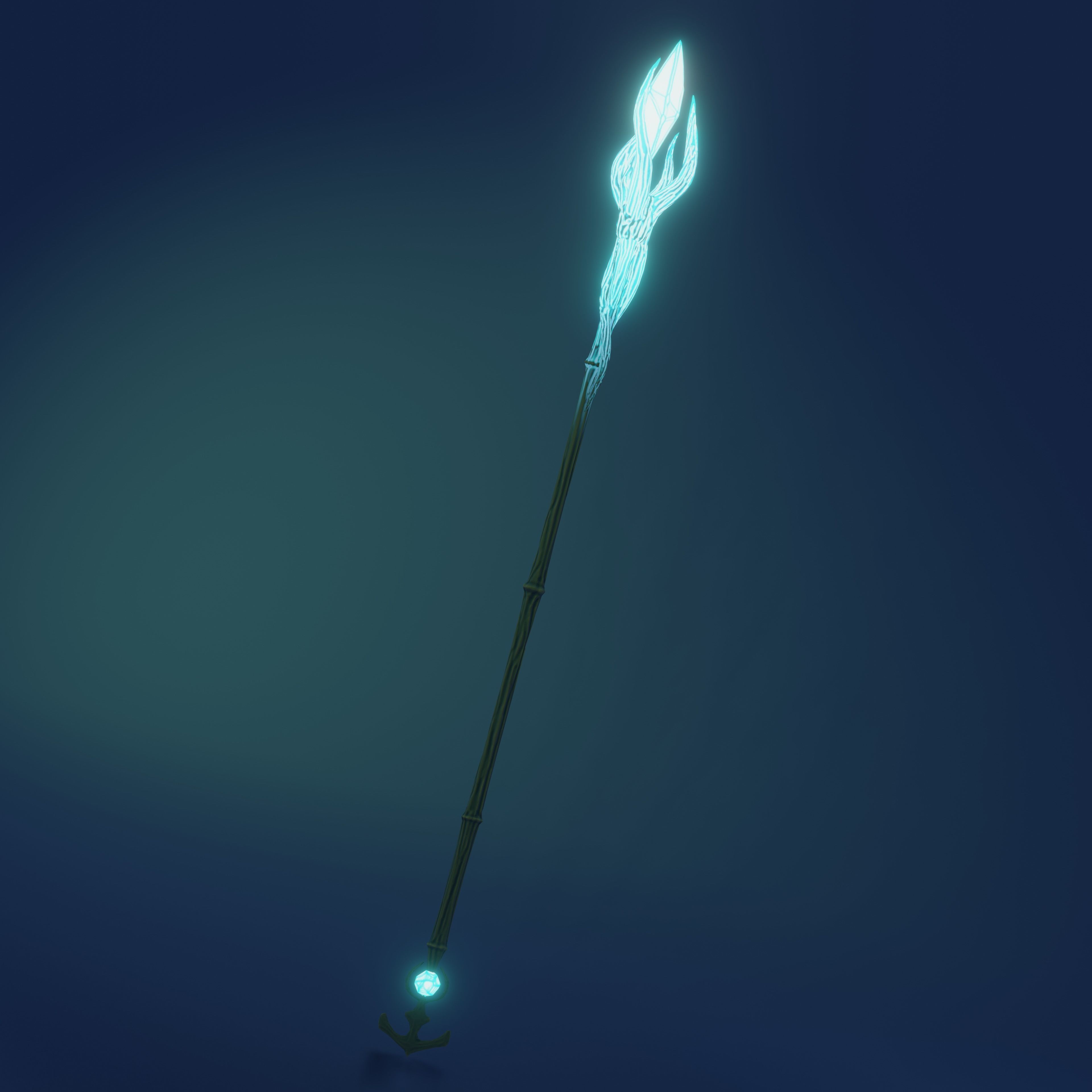 Magic wand free VR / AR / low-poly 3D model | CGTrader