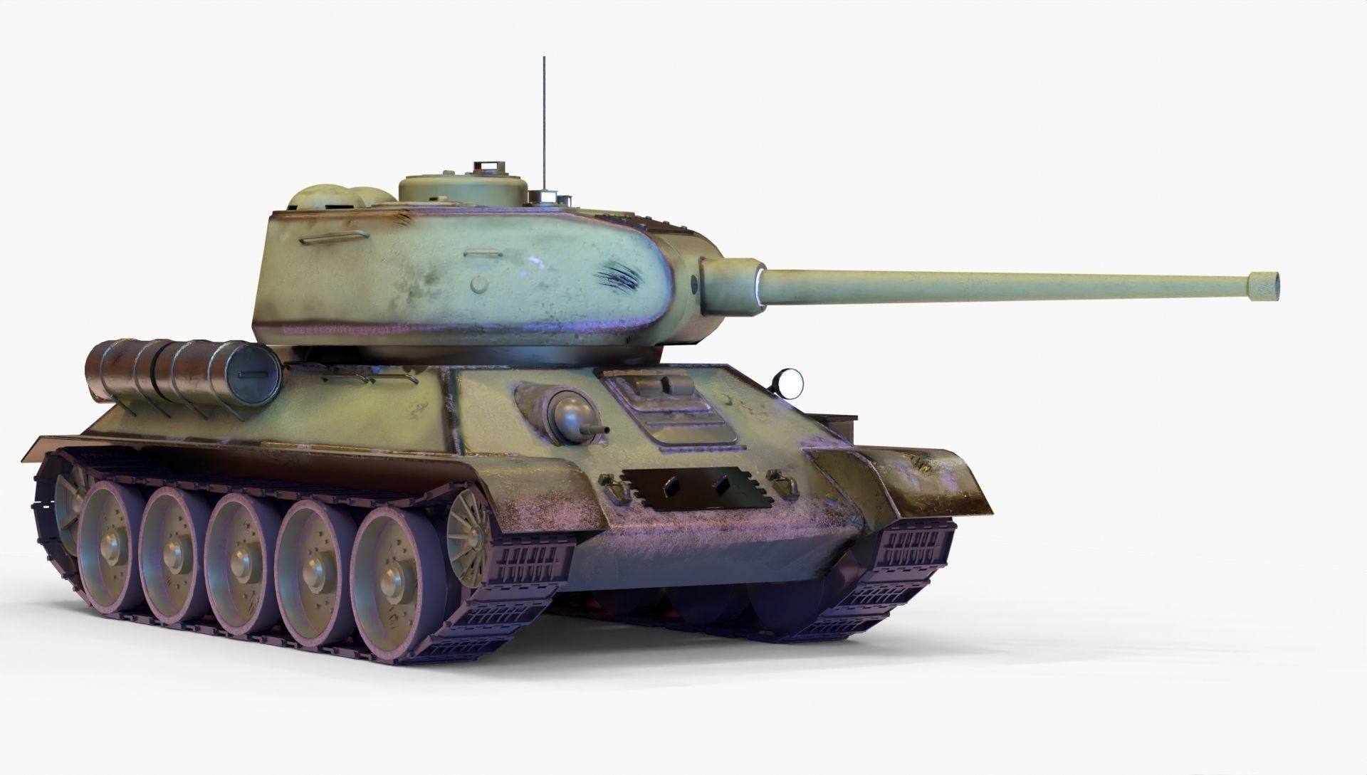 3D model T-34-85 GameReady 3D VR / AR / low-poly | CGTrader