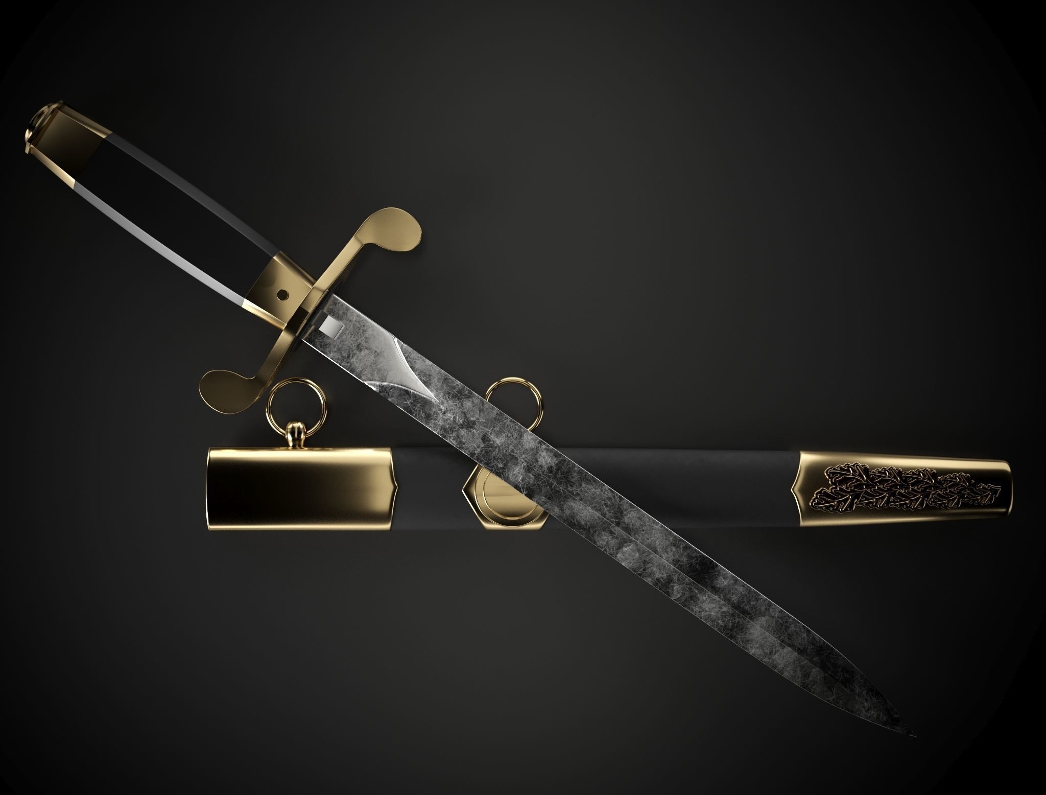 officers cutlass 3D model | CGTrader