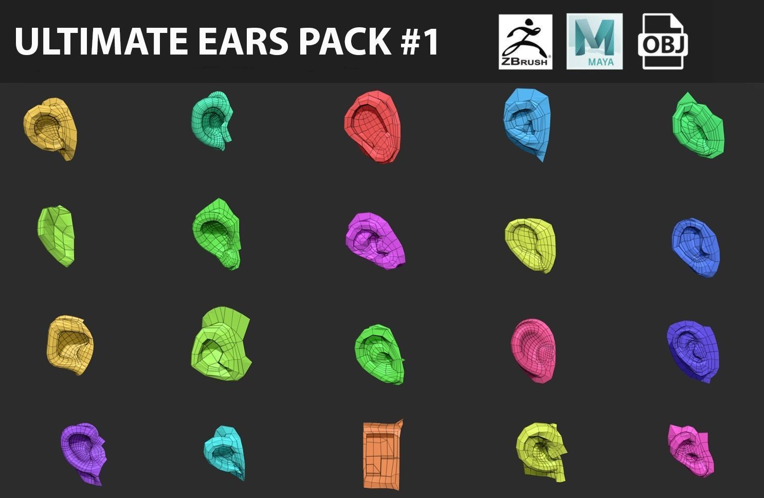 Ultimate Ears Model Pack 1 3D model | CGTrader