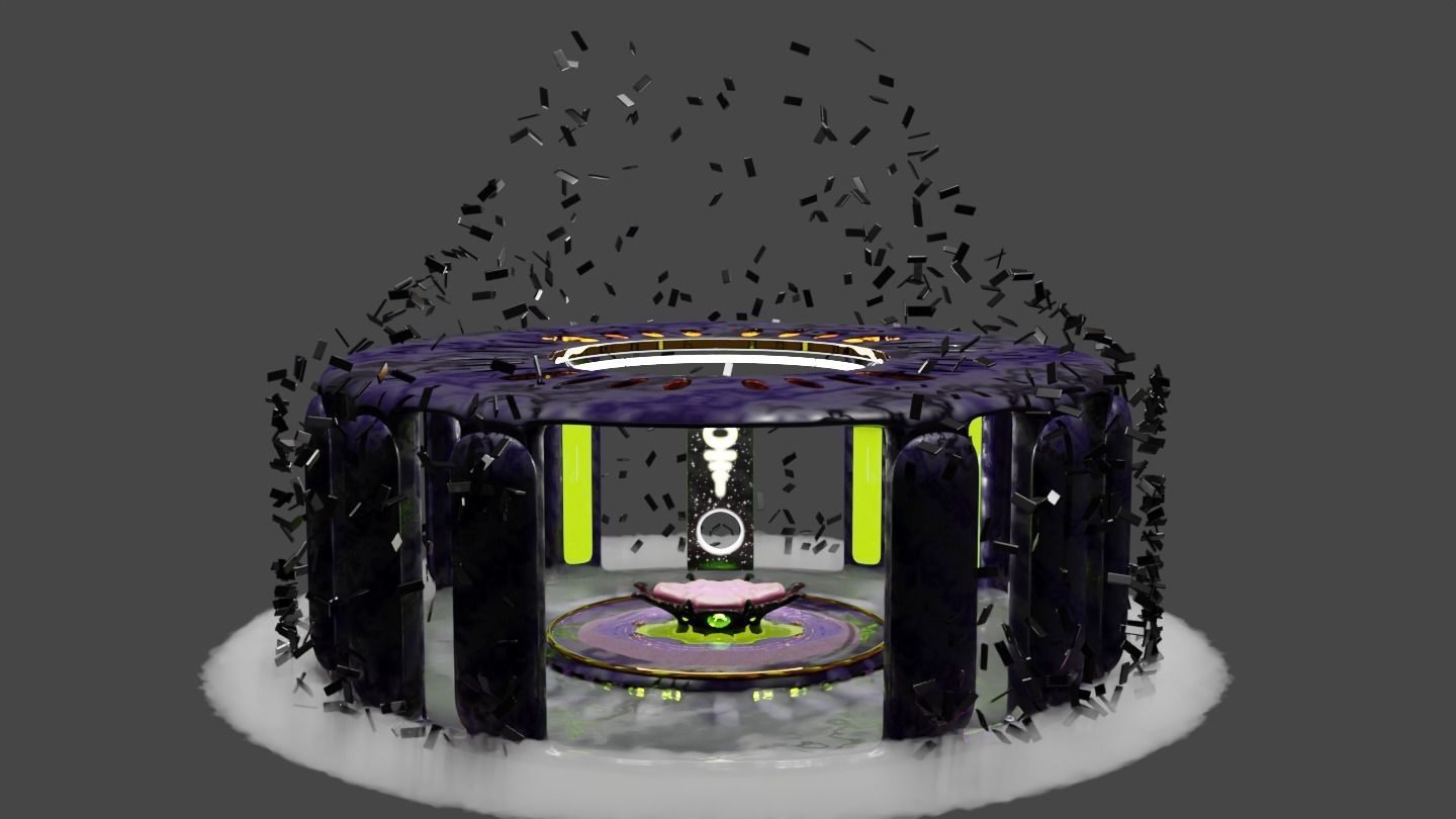 Dark Fantasy Chamber Set - Blender Only free 3D model | CGTrader