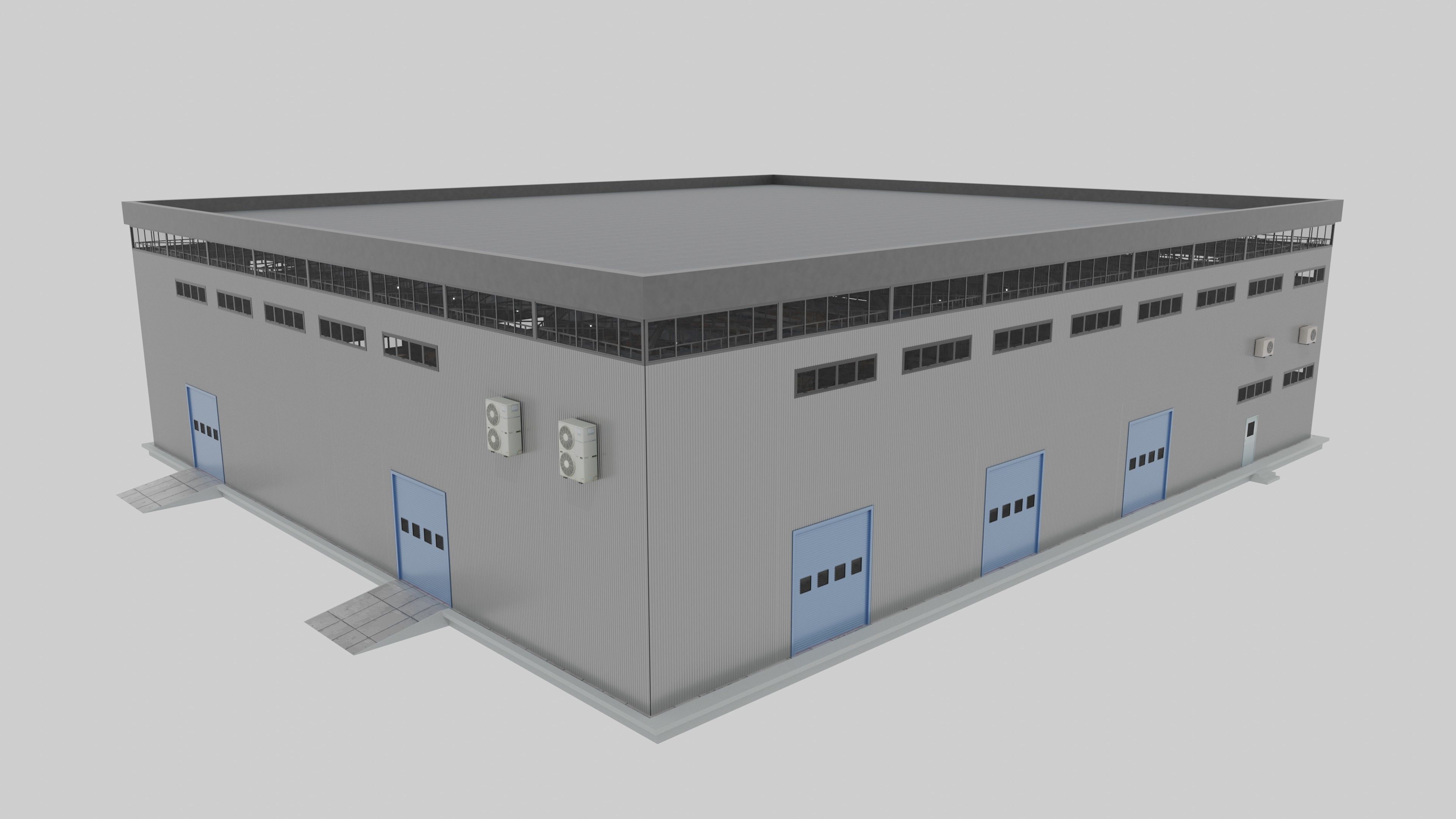 Warehouse 3D model | CGTrader