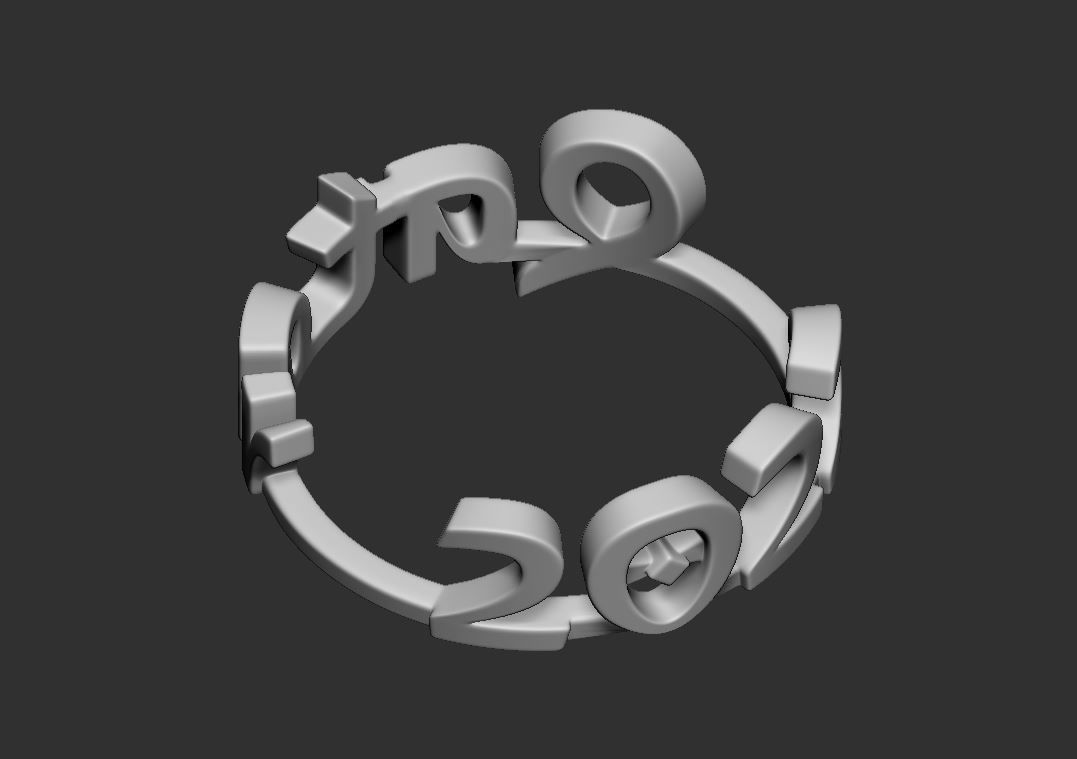 Qatar 2022 Ring 3D model 3D printable | CGTrader