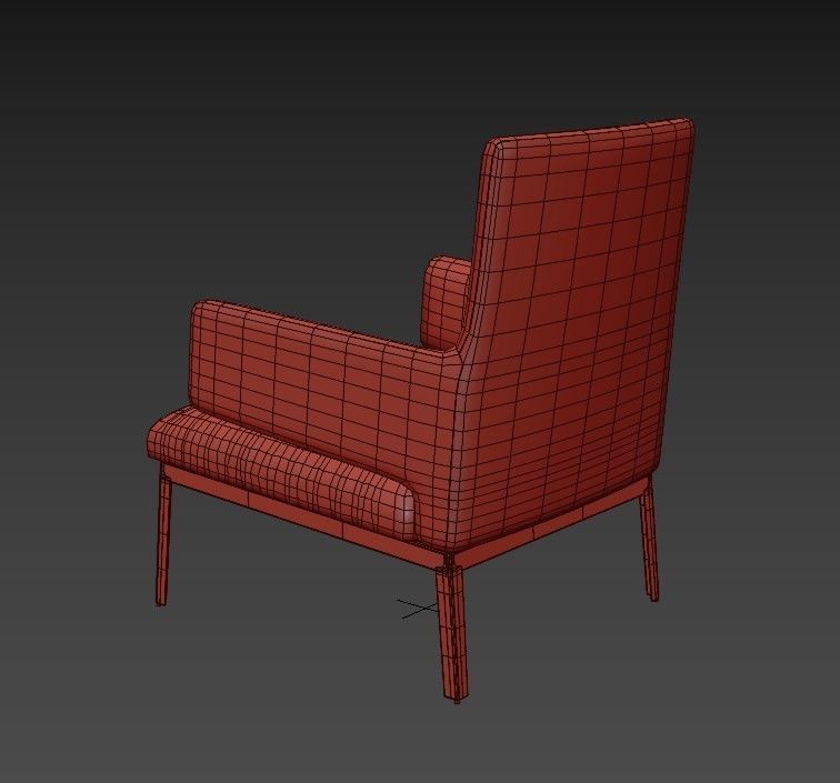 arflex hug armchair 3D model | CGTrader
