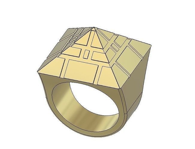 KIDS PYRAMID RING 3D model 3D printable | CGTrader