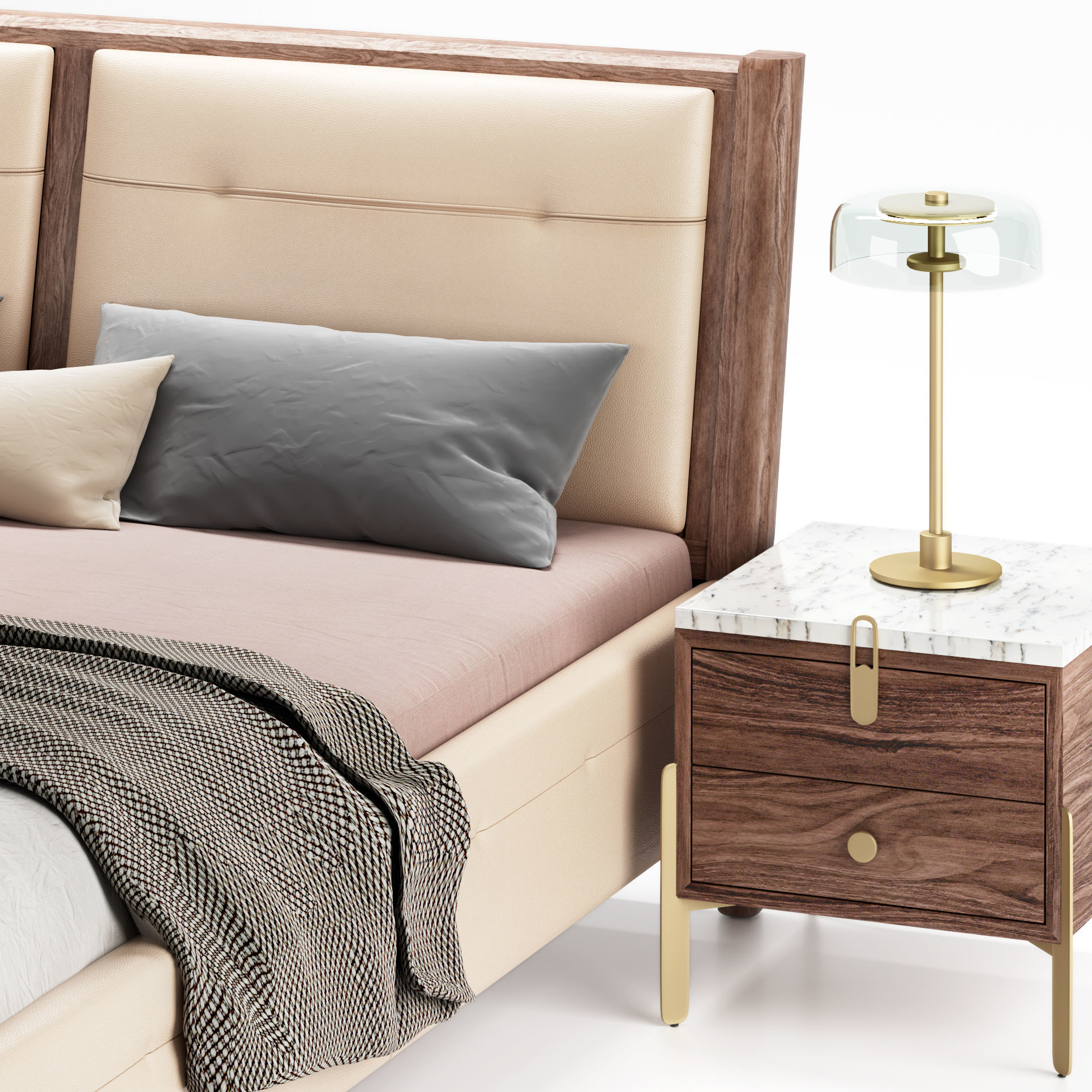 Jara Bed by Rolf Benz 3D model | CGTrader