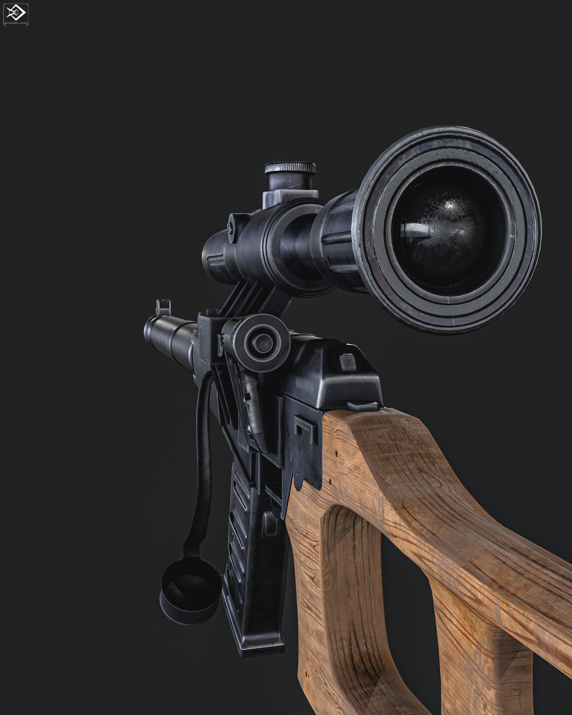 3D model VSS Sniper Rifle VR / AR / low-poly | CGTrader