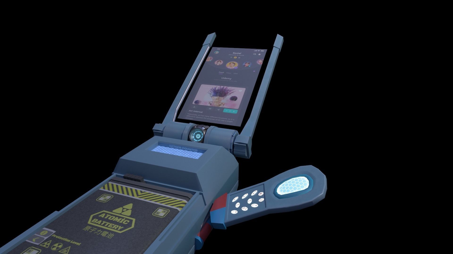 3D model Sci-fi Smartphone- Stylized VR / AR / low-poly | CGTrader