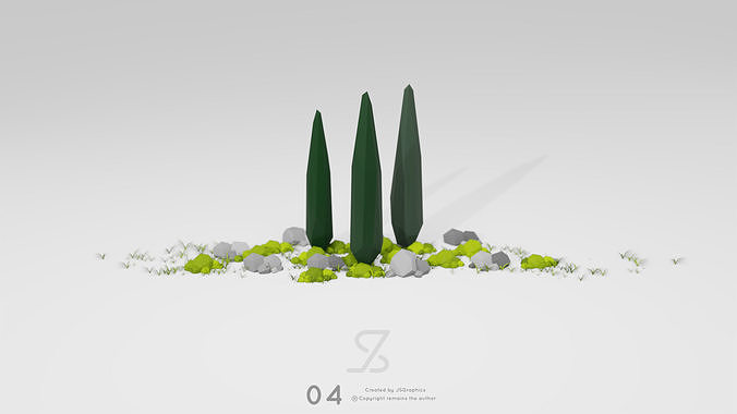 Cyprees Tree free VR / AR / low-poly 3D model animated rigged | CGTrader