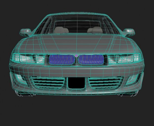 Mitsubishi Galant Sedan Car 3D model | CGTrader