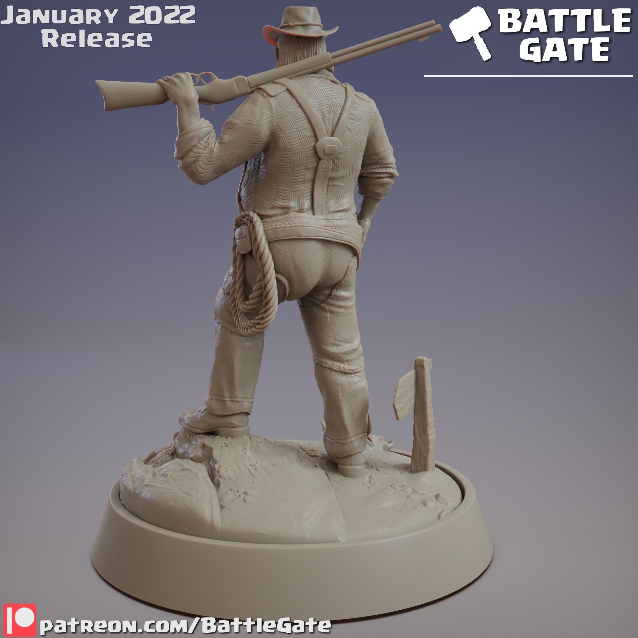 HUNTER 3D model 3D printable | CGTrader