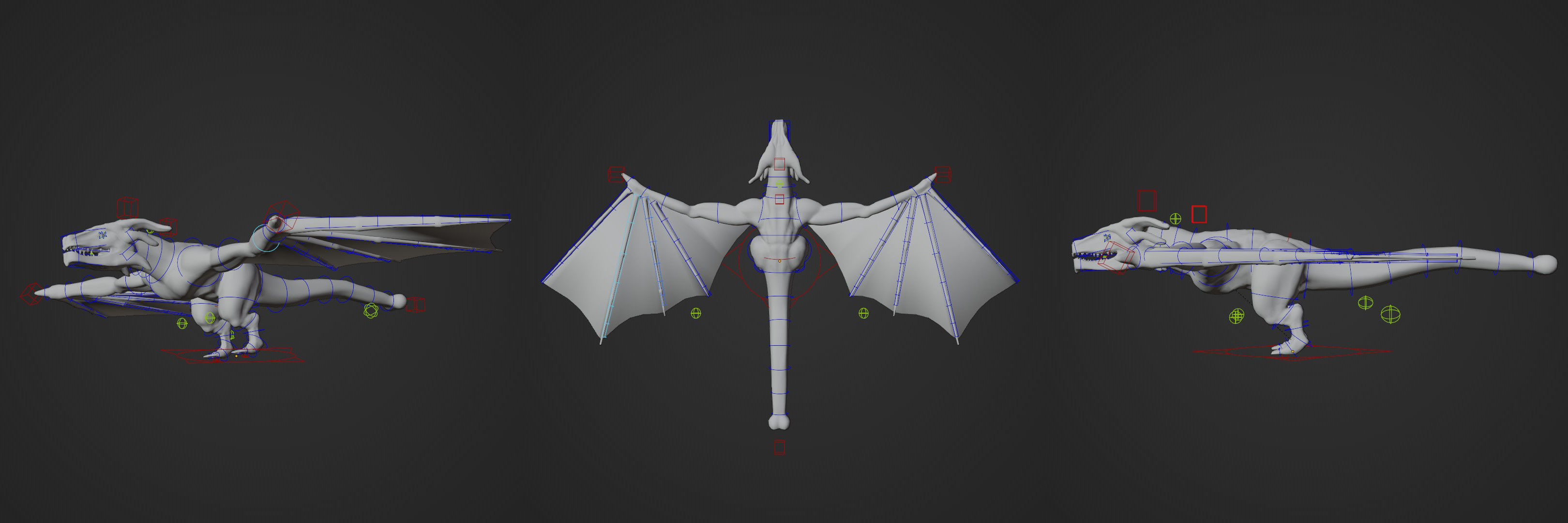 3D model Wyvern asset - rigged VR / AR / low-poly | CGTrader