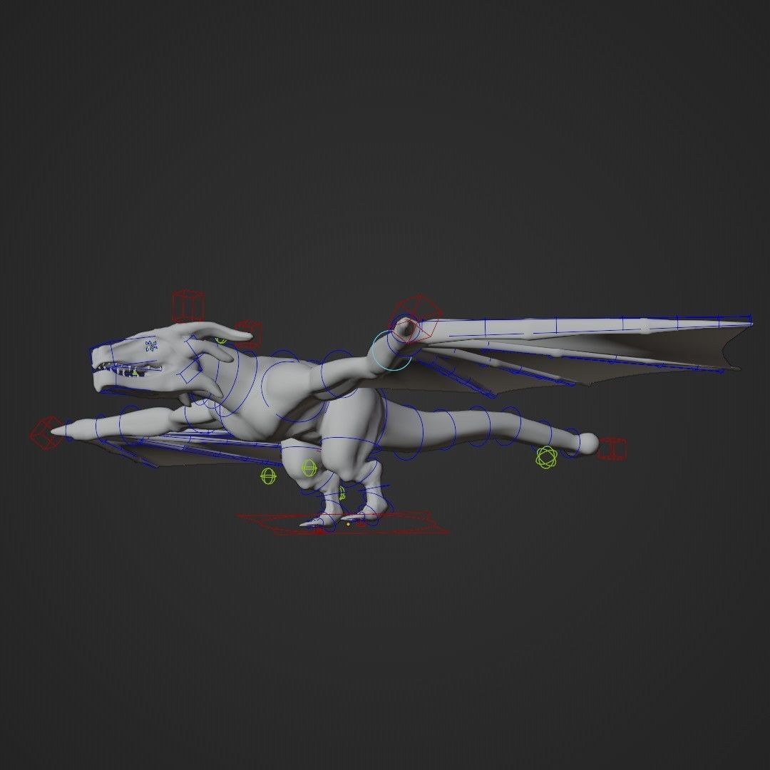 3D model Wyvern asset - rigged VR / AR / low-poly | CGTrader