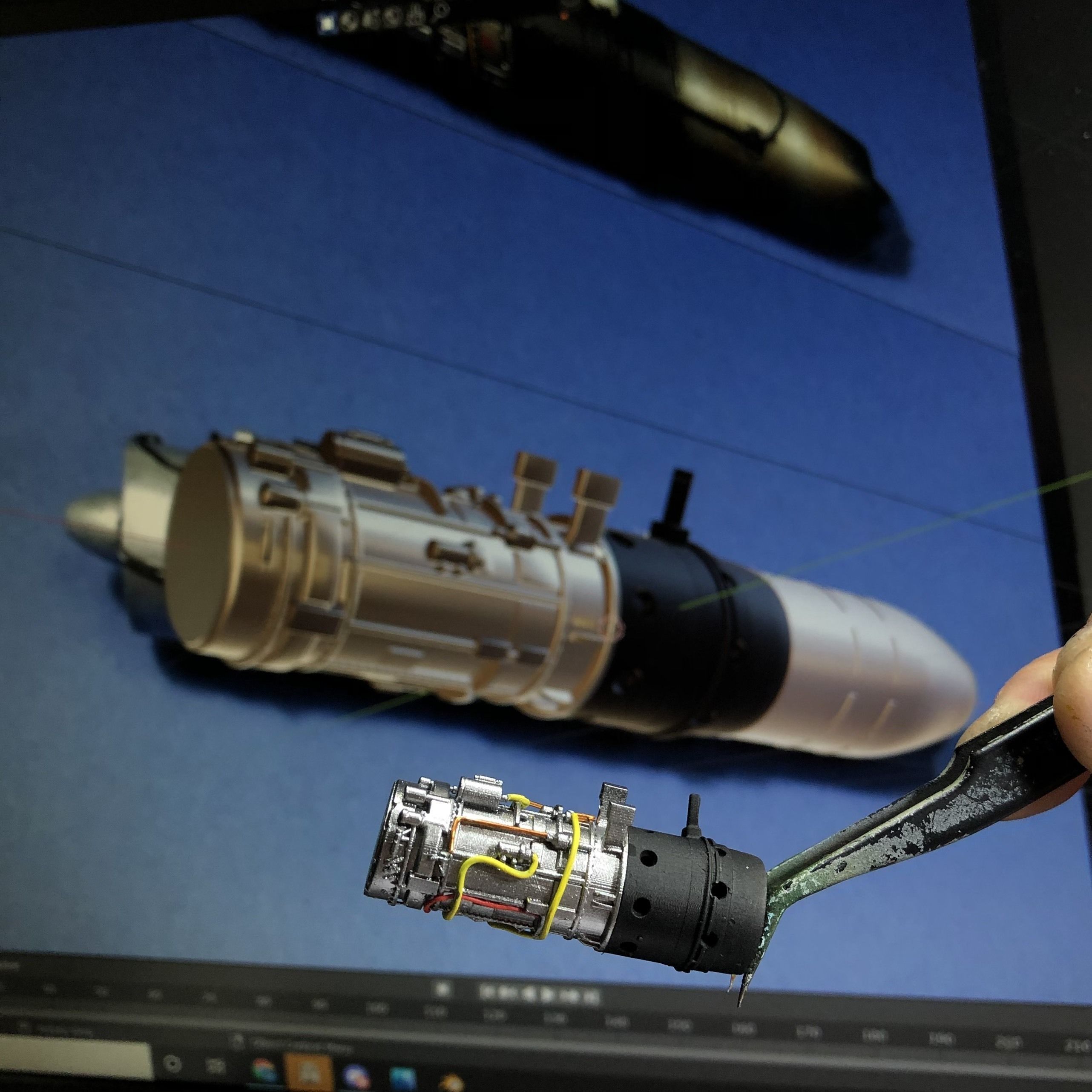 Me262 printable jet engine 3D model 3D printable | CGTrader