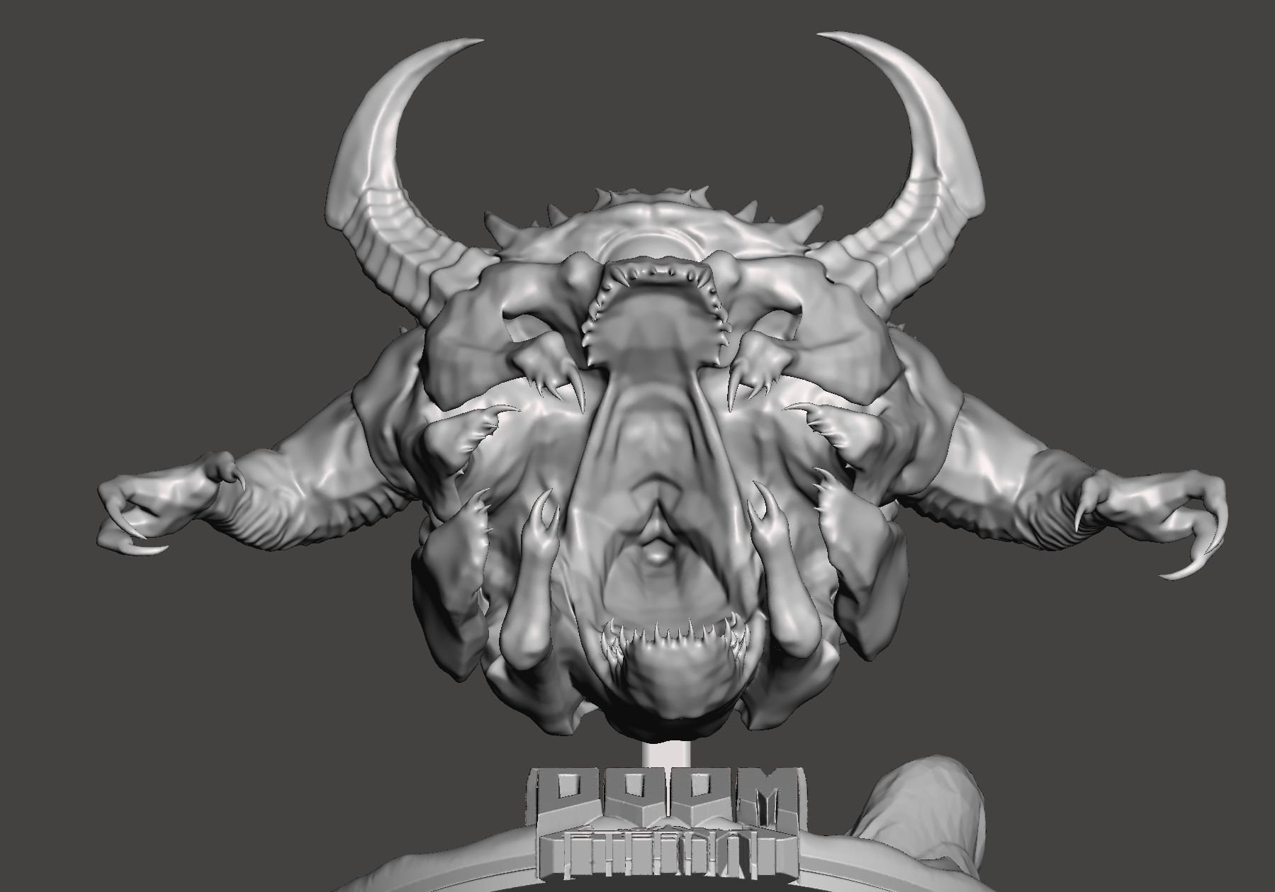 Pain Elemental - Doom Eternal - STL for 3D printing 3D model 3D ...