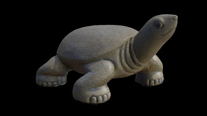 Korean style turtle statue 3D model | CGTrader