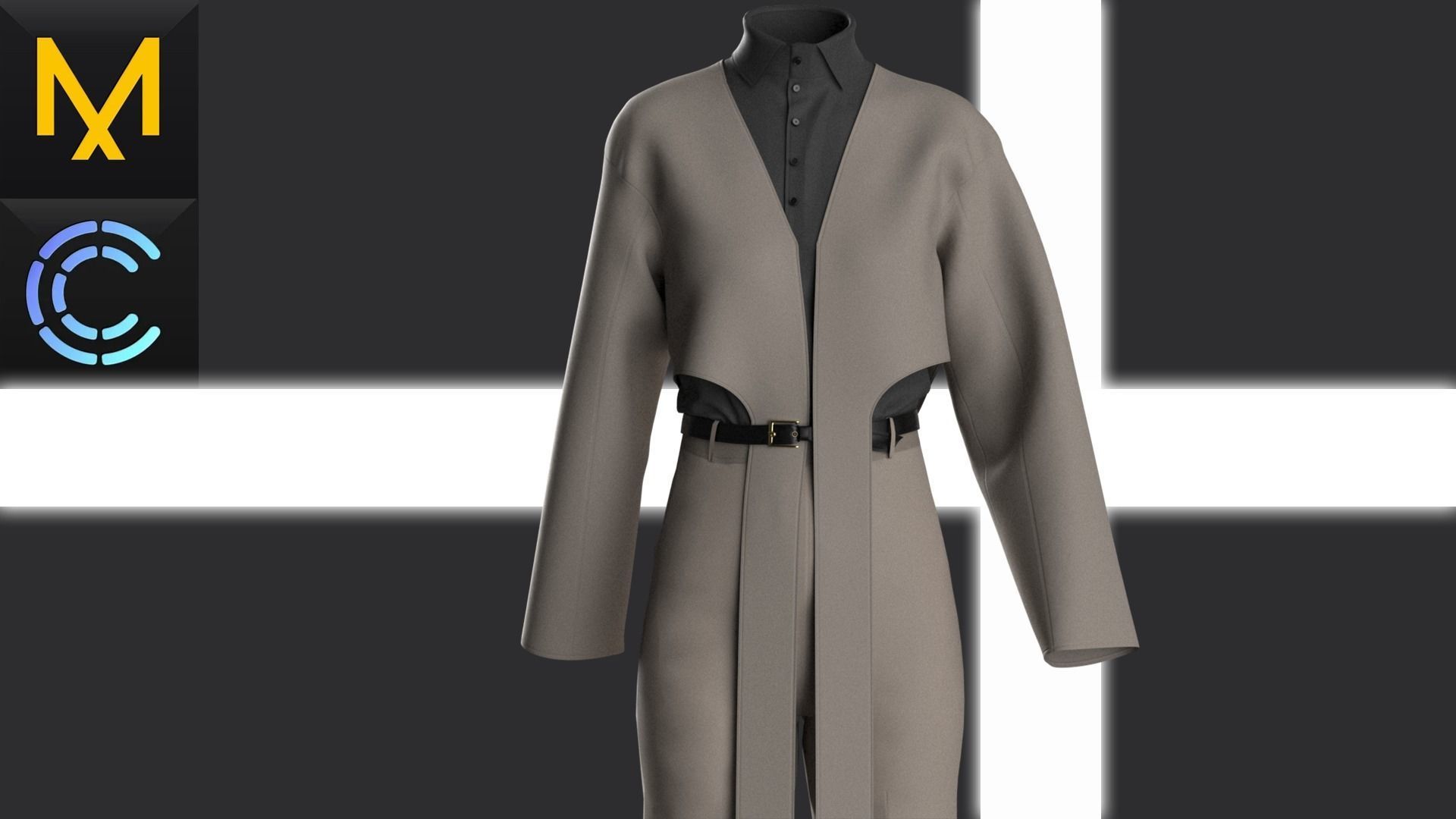 Business Suit Female OBJ mtl FBX ZPRJ 3D model | CGTrader