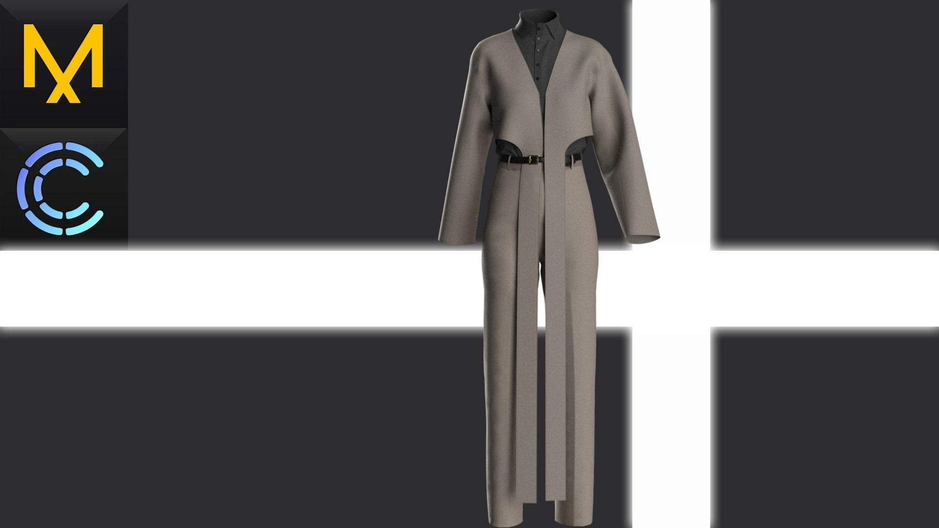 Business Suit Female OBJ mtl FBX ZPRJ 3D model | CGTrader