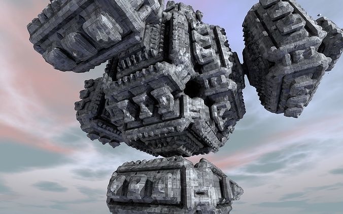 Prehistoric alien mothership free 3D model | CGTrader