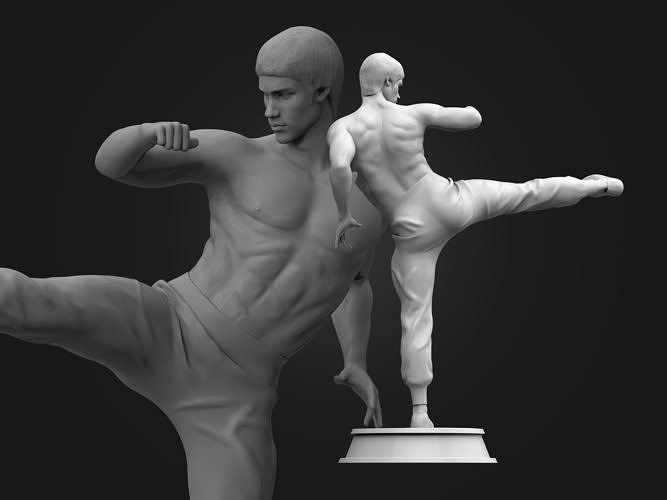 BRUCE LEE 3D Printable 2S 3D model 3D printable | CGTrader