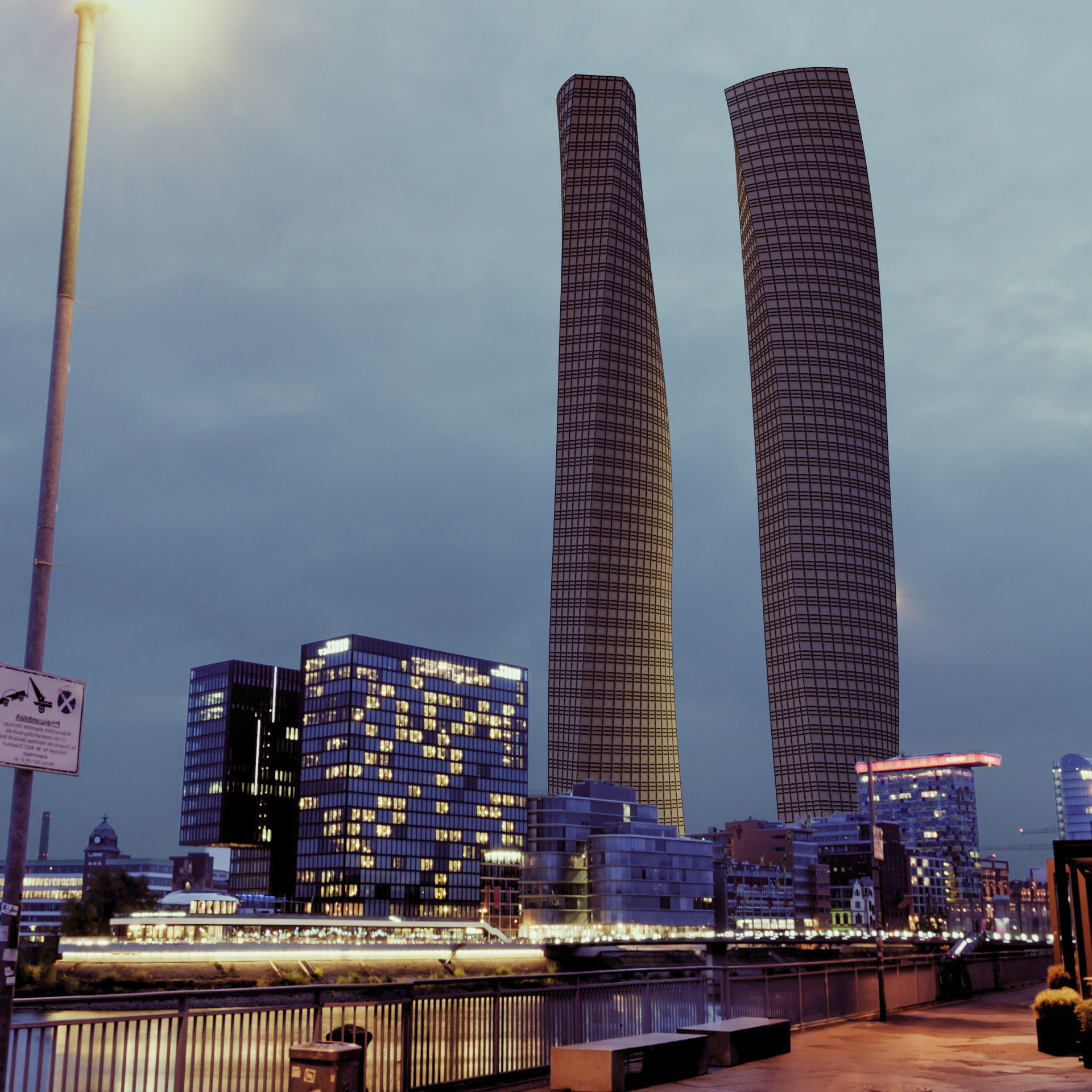 High Rise City Building Skyscraper Ghost Towers 3D model | CGTrader