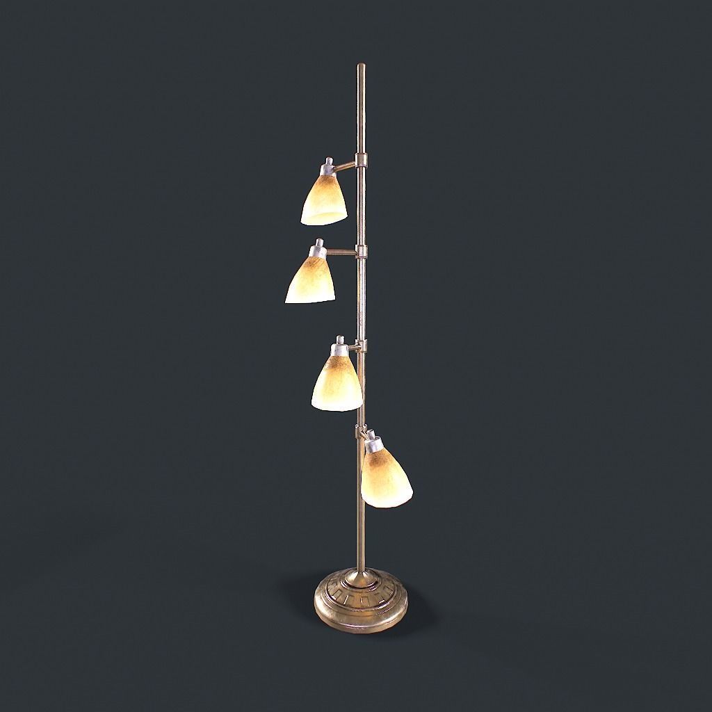 3D model Standing lamp VR / AR / low-poly | CGTrader