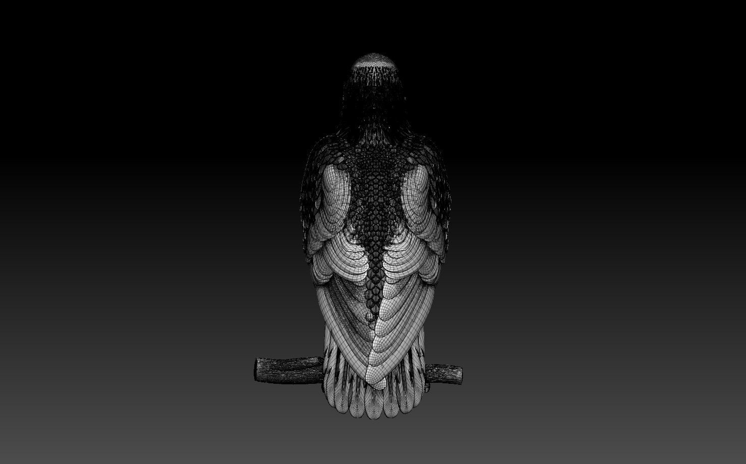 hawk bird 3D model 3D printable | CGTrader