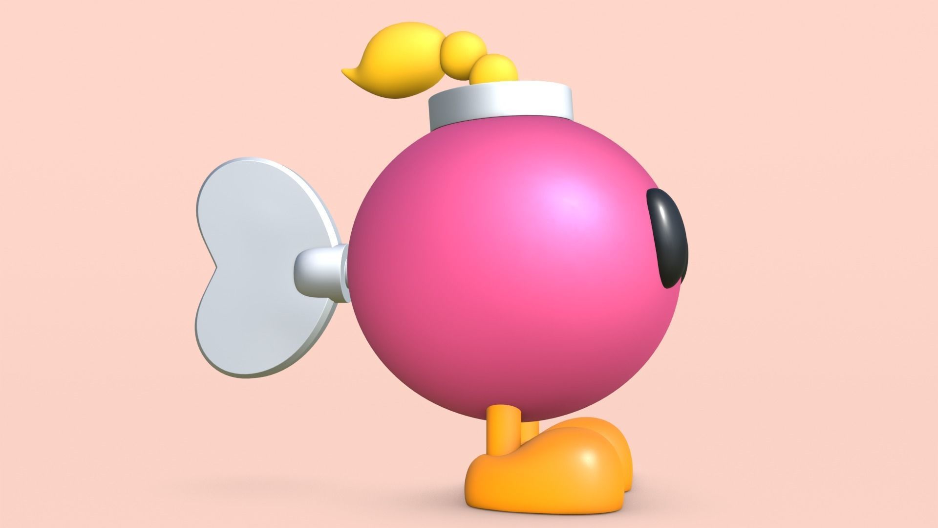 3D model Bombette From Paper Mario VR / AR / low-poly | CGTrader