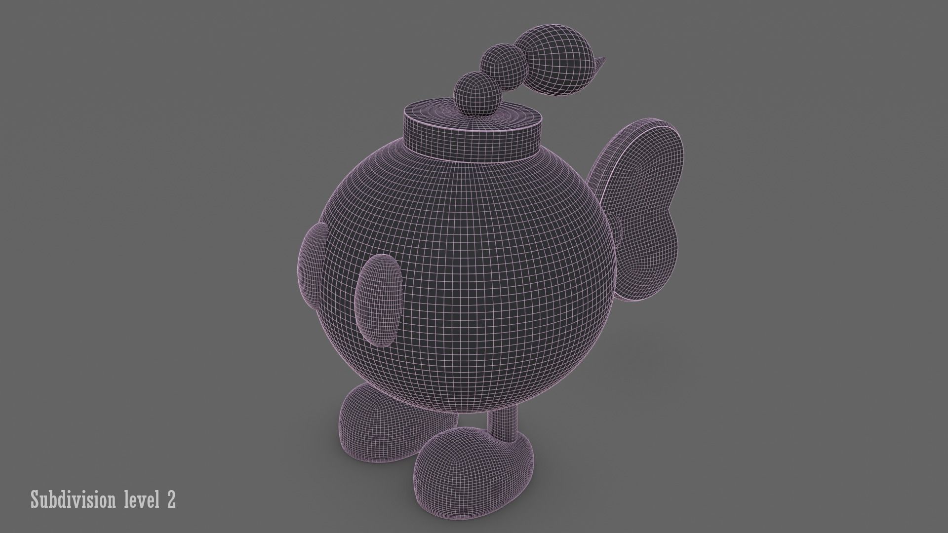 3D model Bombette From Paper Mario VR / AR / low-poly | CGTrader