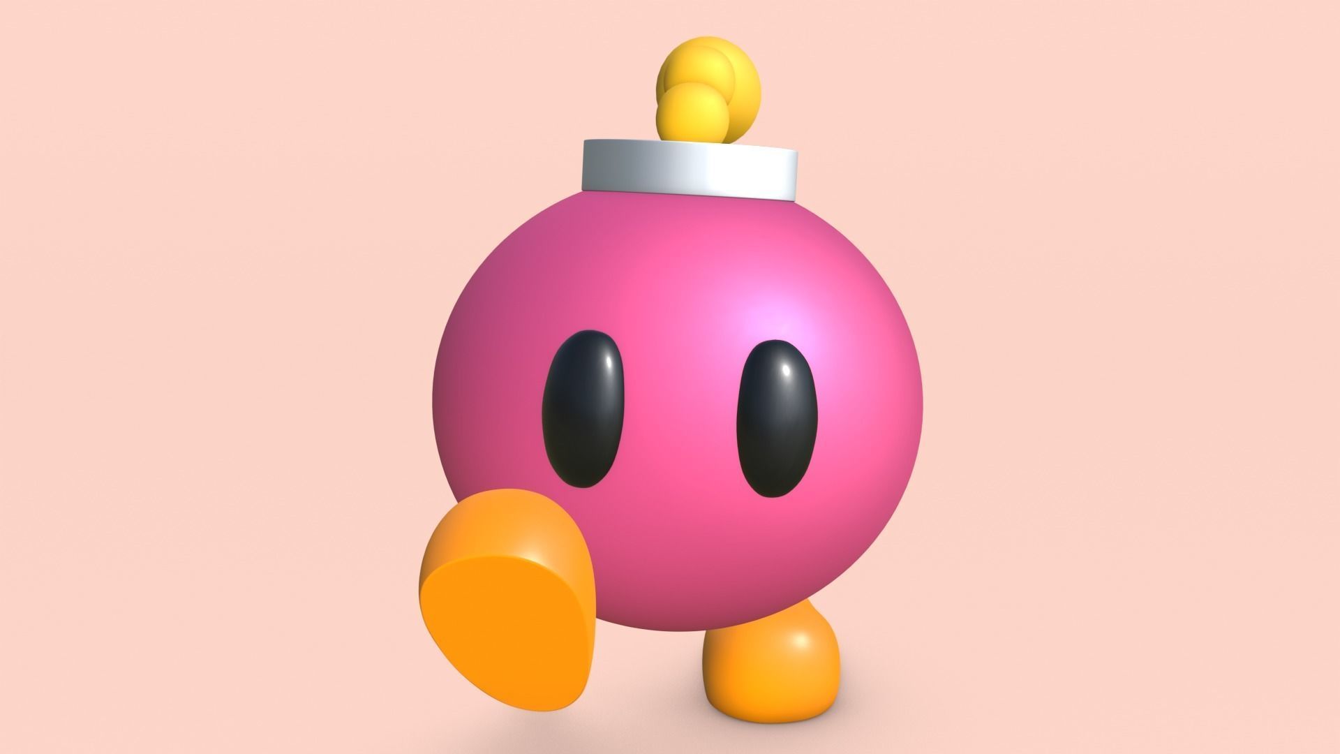 3D model Bombette From Paper Mario VR / AR / low-poly | CGTrader