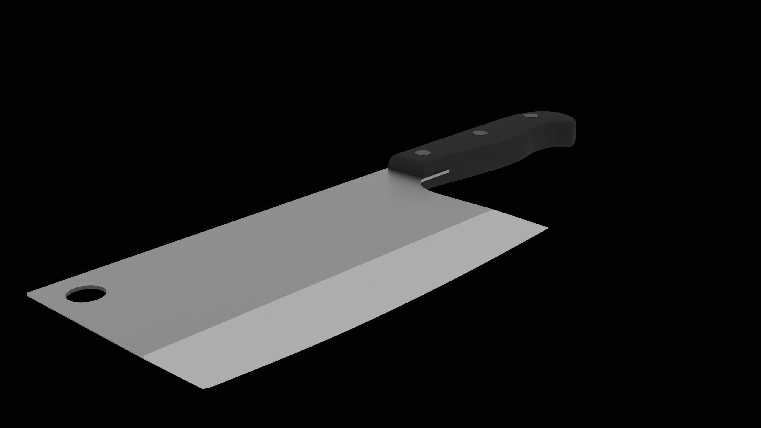 Butcher Knife 3D model | CGTrader