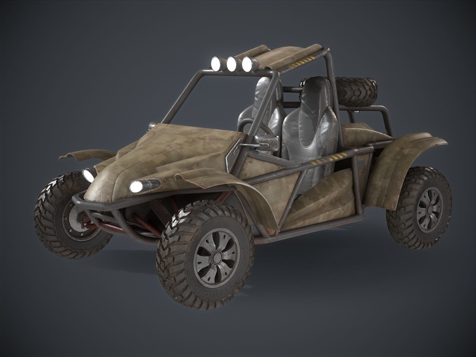 3D model Sand Buggy vehicle for games VR / AR / low-poly | CGTrader