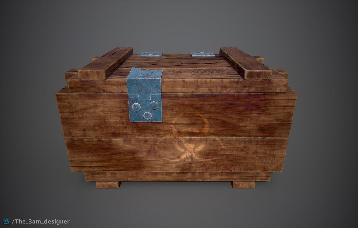 Wooden Crate Game Ready 3D model | CGTrader